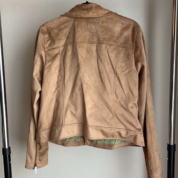 Anthropologie | Jackets & Coats | Anthro Lucie Sueded Moto Jacket Nwt ...